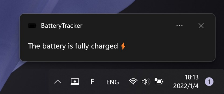 BatteryBar и Battery Tracker – сведения о батареи в Windows 10 и 11